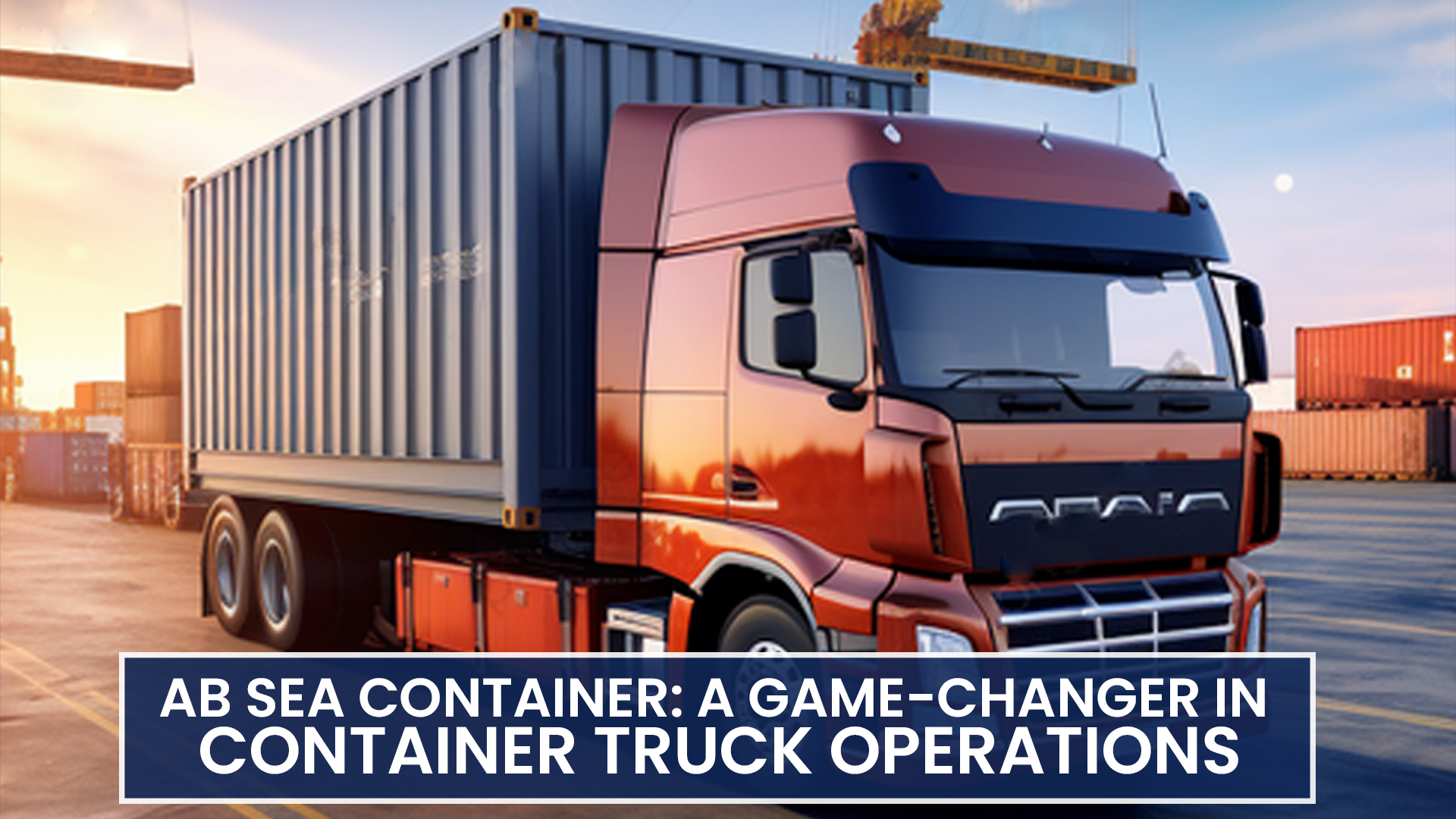 Optimizing Container Trucks In India Ab Sea Containers Impact